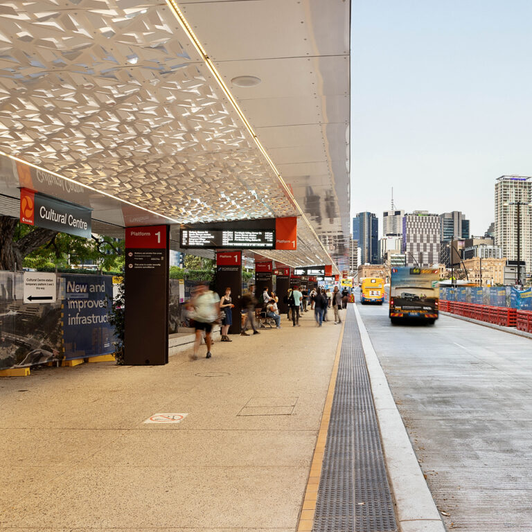BRISBANE METRO UPGRADE BUS SHELTERS - Lennox Facades